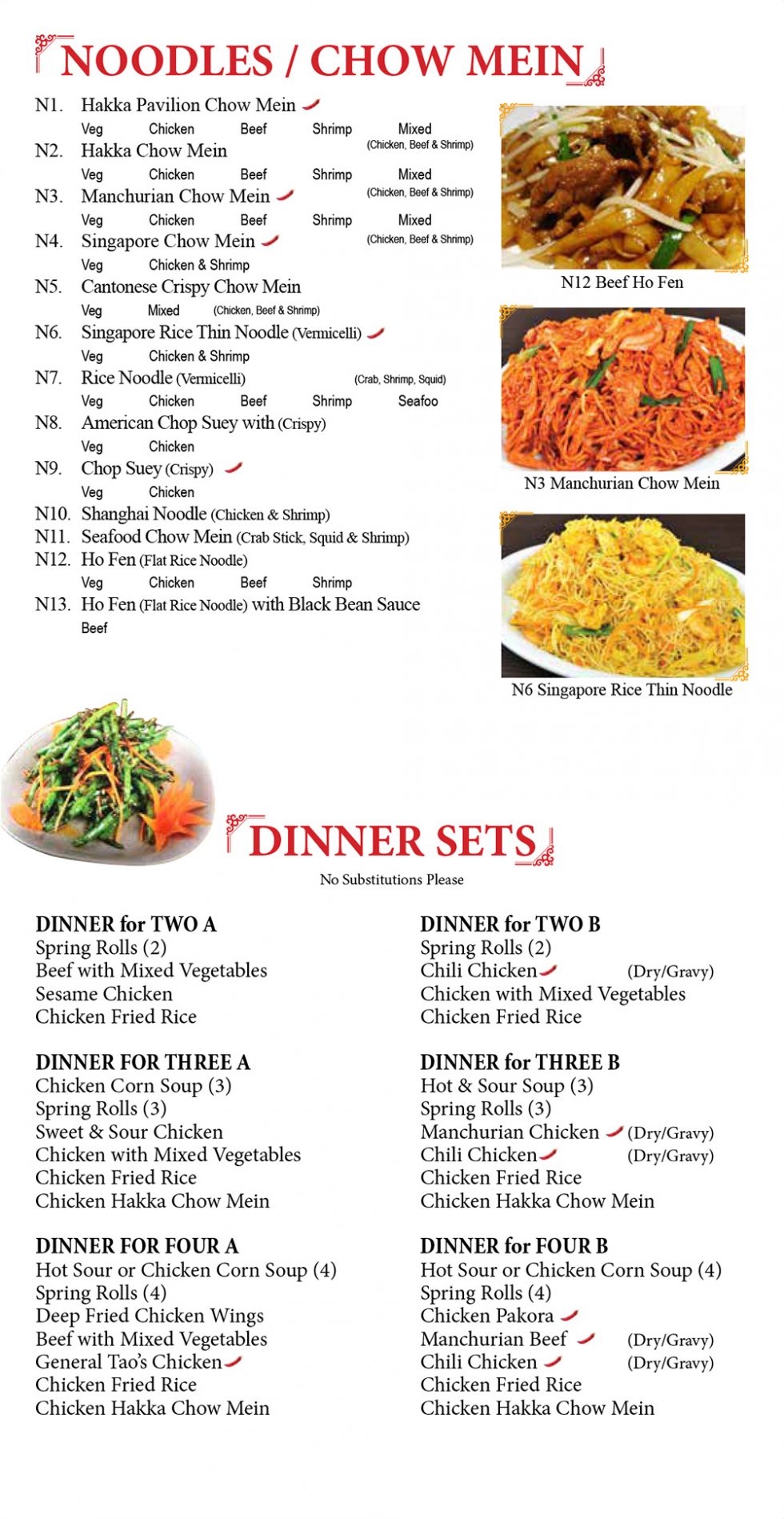 Menu | Hakka Pavilion